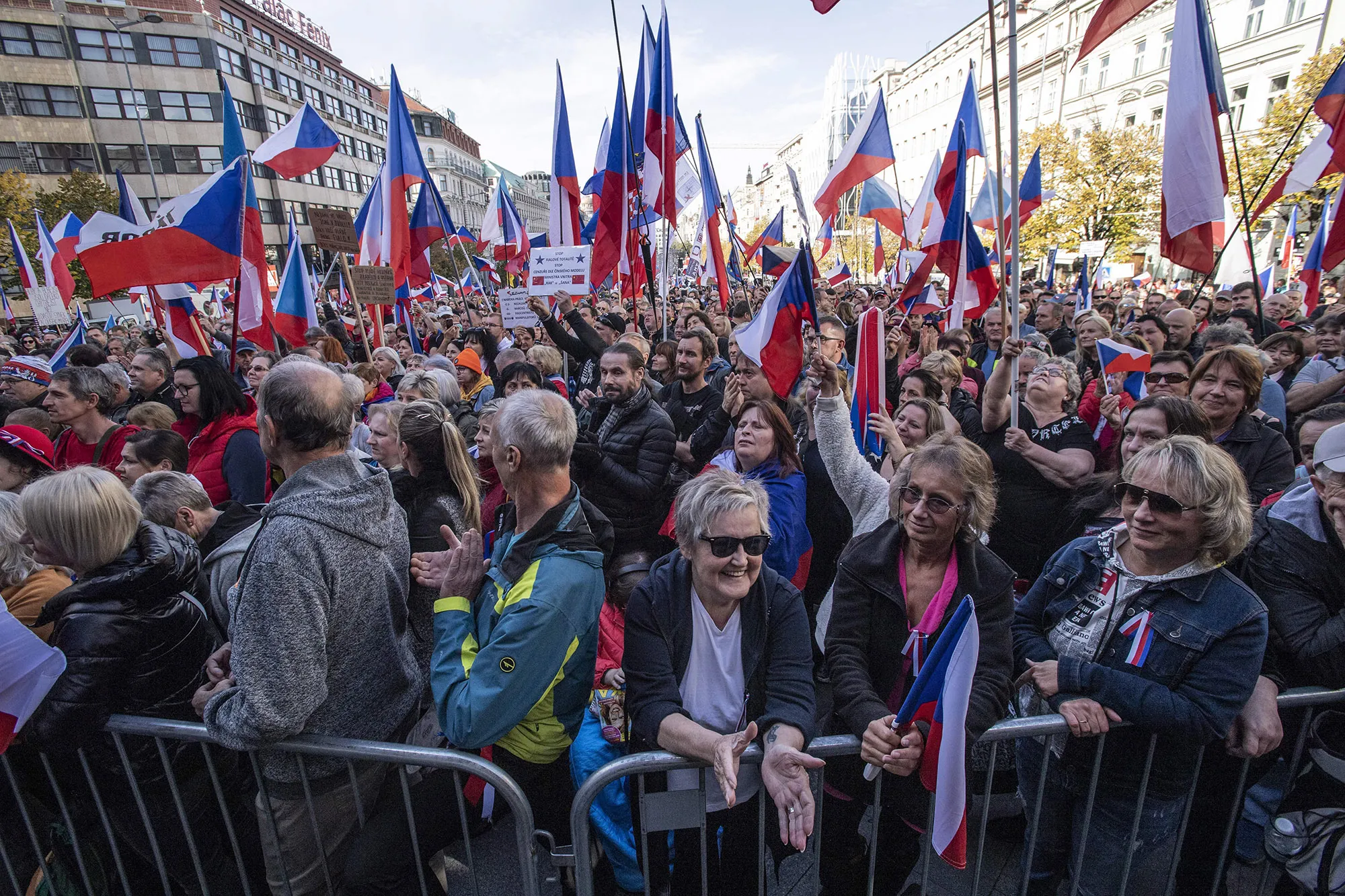 Prague Protest: More Than 10,000 People Demonstrate Over Czech Soaring ...
