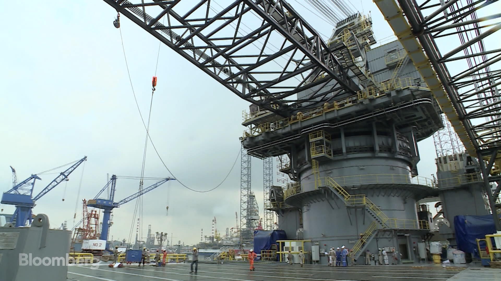 Watch Aboard McDermott's Flagship Vessel in Singapore - Bloomberg