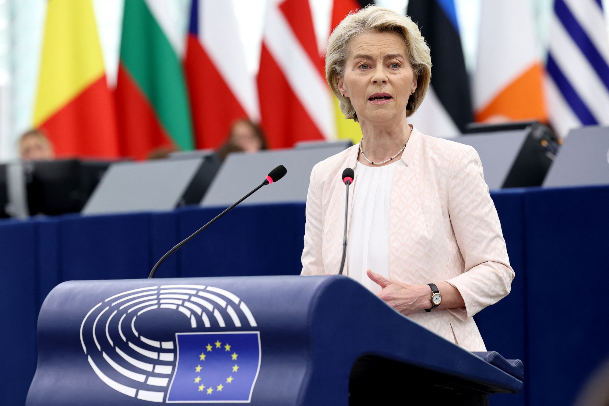 Von der Leyen Reelected to EU Top Job in Push for Stability - Bloomberg
