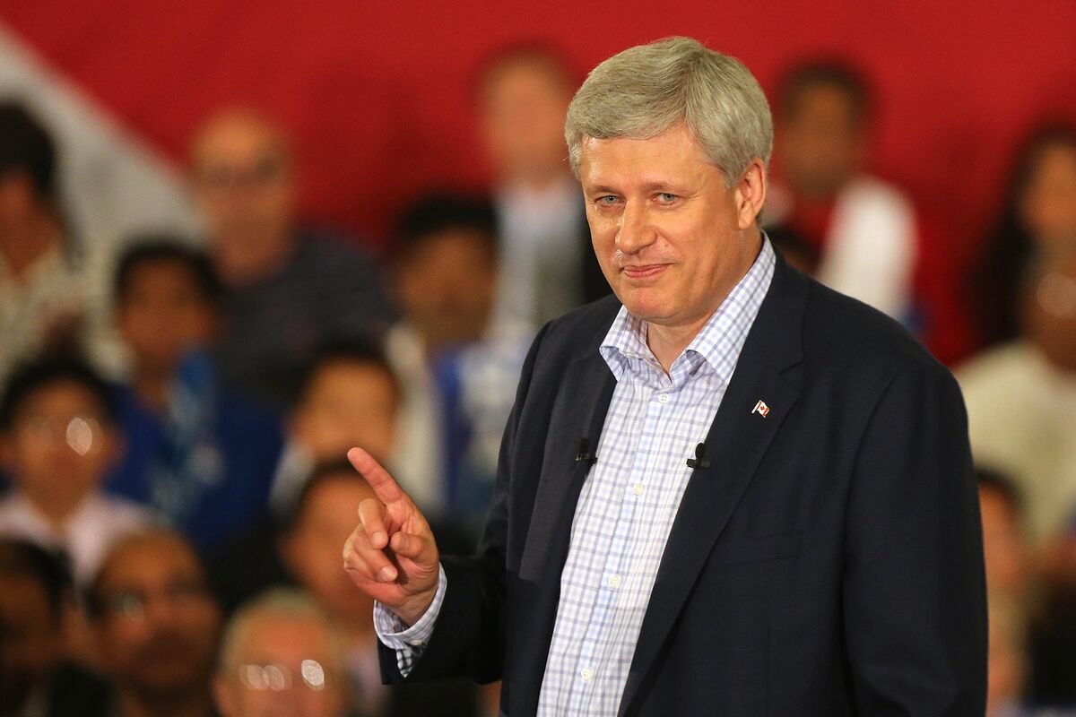 Five Must-Watch Charts for Harper During Canada Re-Election Bid - Bloomberg