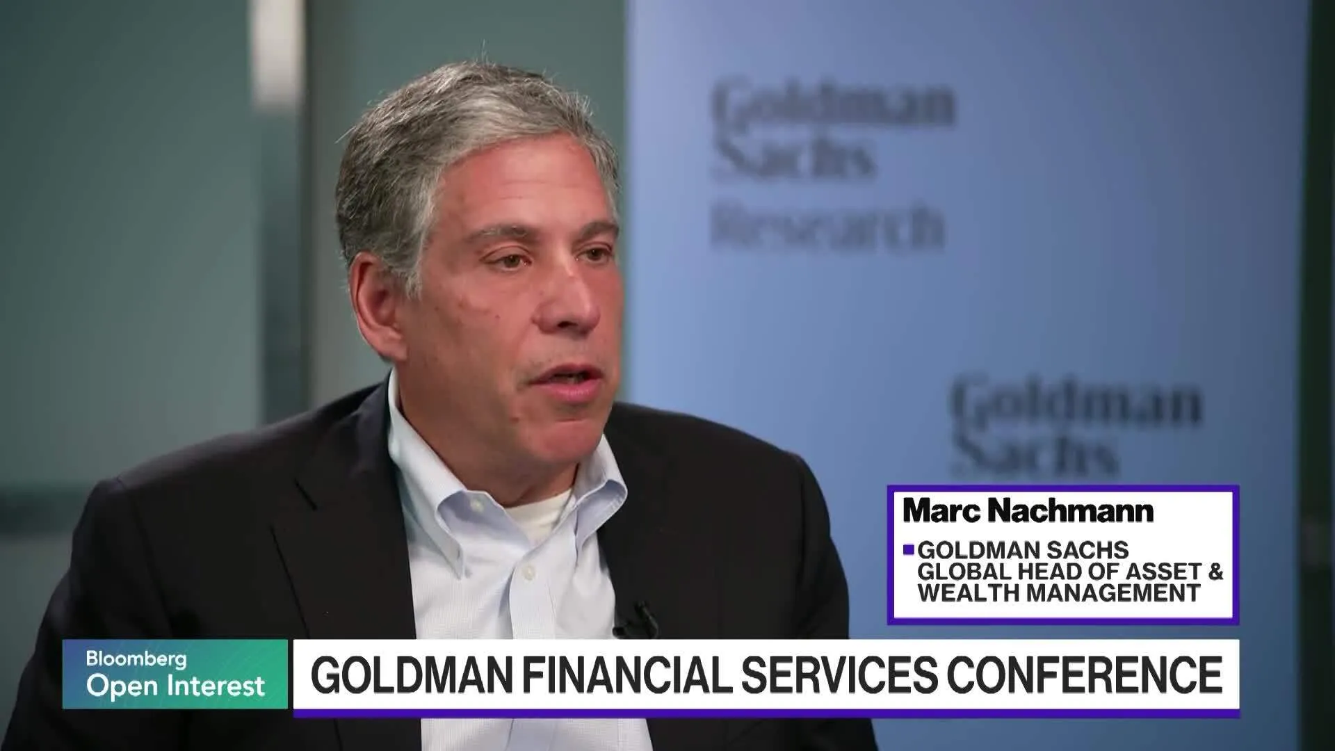 Watch Goldman’s Marc Nachmann on M&A, ETFs, Growth - Bloomberg