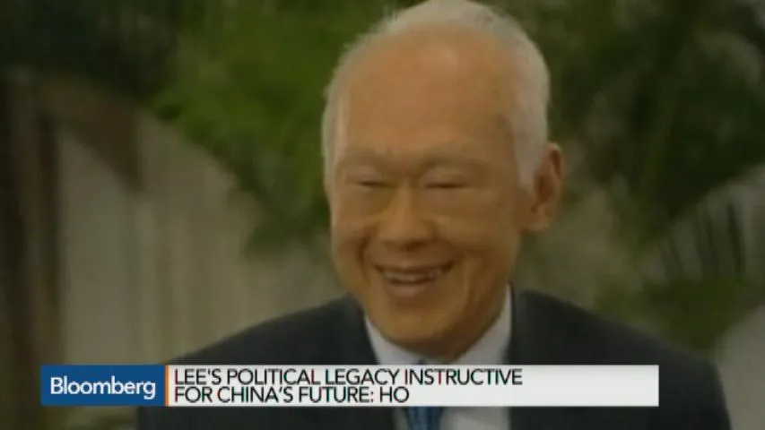 Watch Lee's Values Helped China Along the Way: Ho - Bloomberg