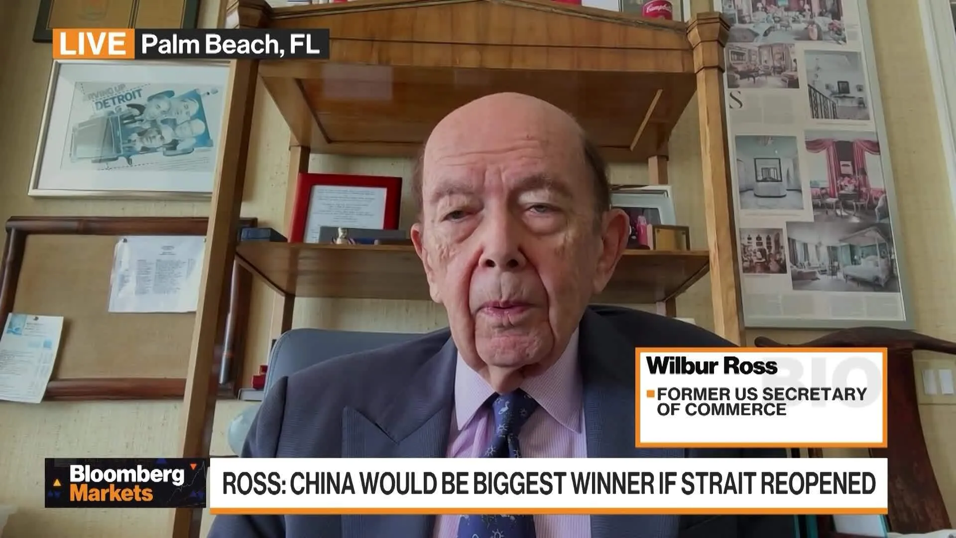 Watch Action in Iran is 'Long Overdue': Wilbur Ross - Bloomberg