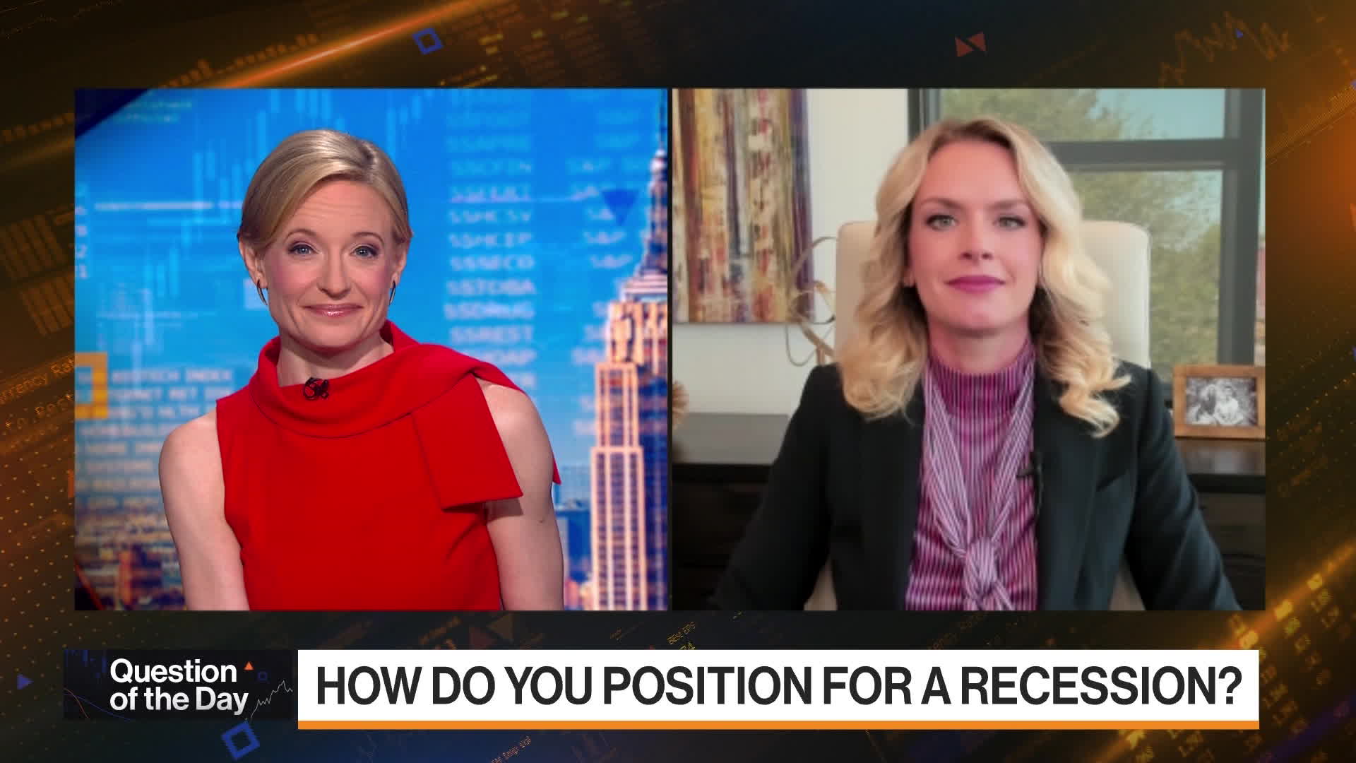 Watch How Do You Position For a Recession? - Bloomberg