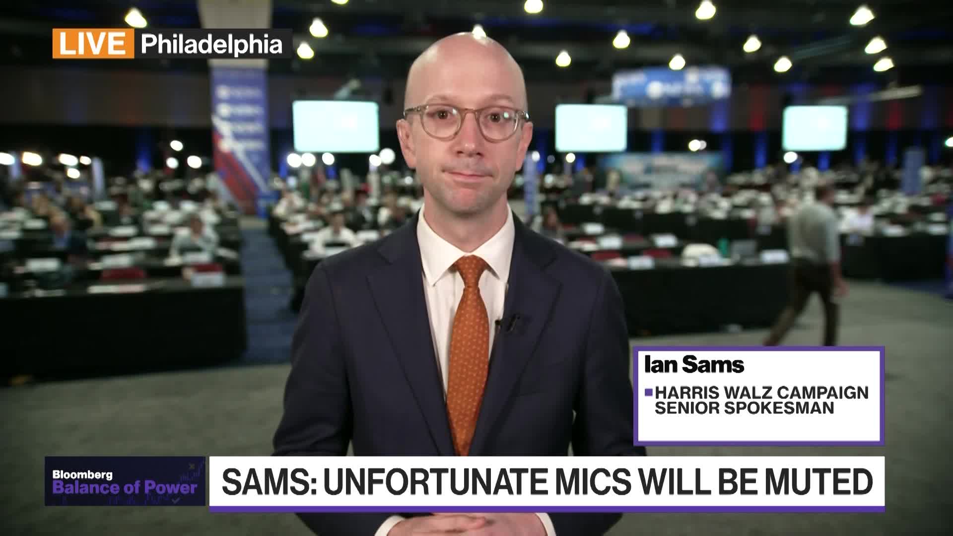 Watch Harris is her Own Candidate: Sams on Presidential Debate - Bloomberg