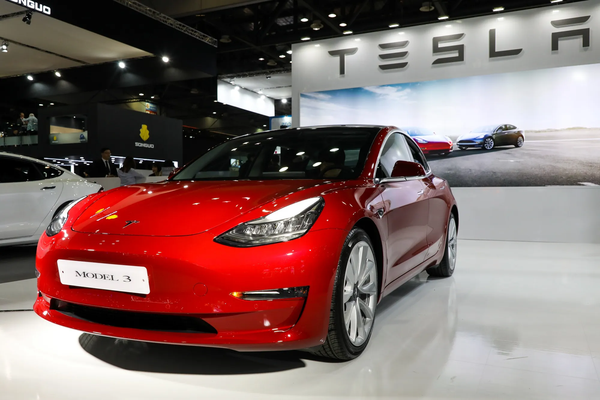 Tesla model 3 best selling car store
