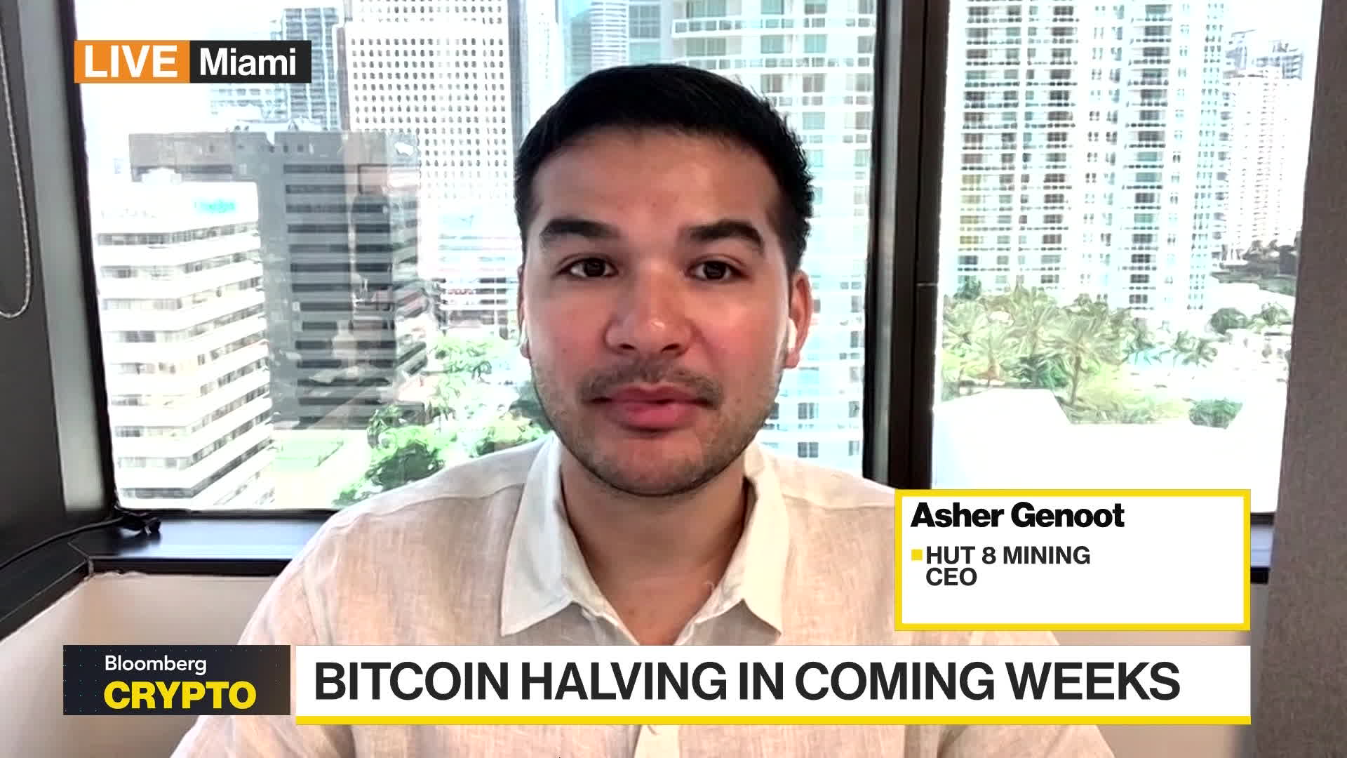 Watch Upcoming Bitcoin Halving at a Different Scale: Hut 8 CEO - Bloomberg