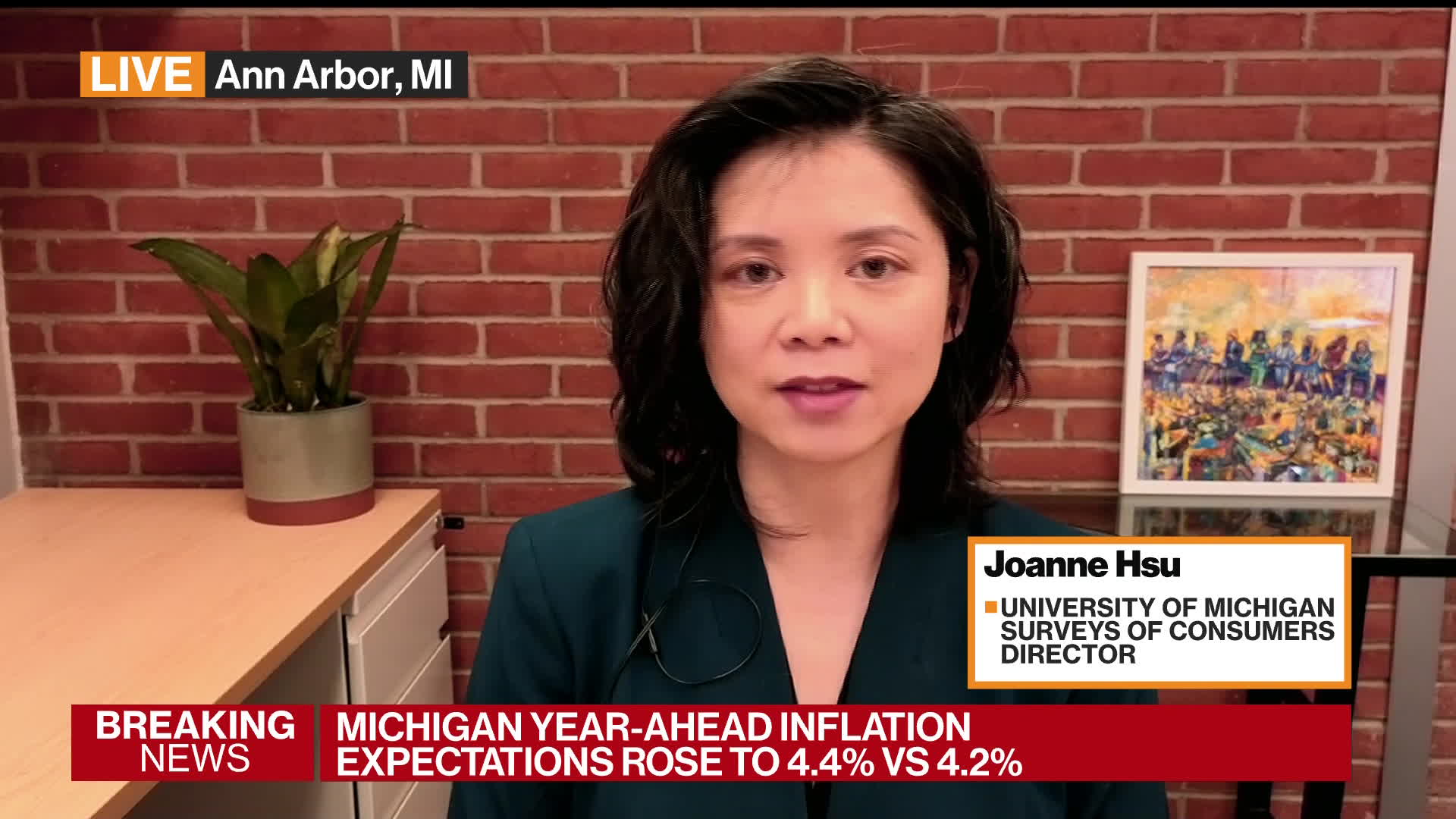 Watch Consumers More Apprehensive About Economy, Inflation: UMich's Hsu ...