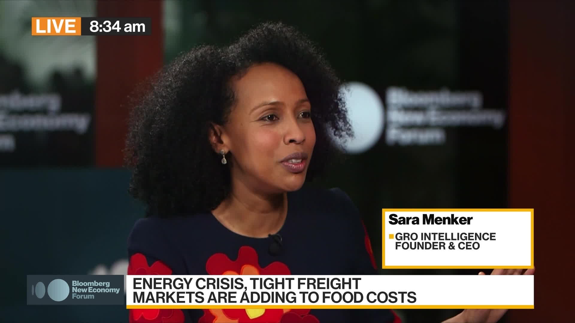 Watch Gro-Intelligence CEO on Agricultural Supply Chains - Bloomberg