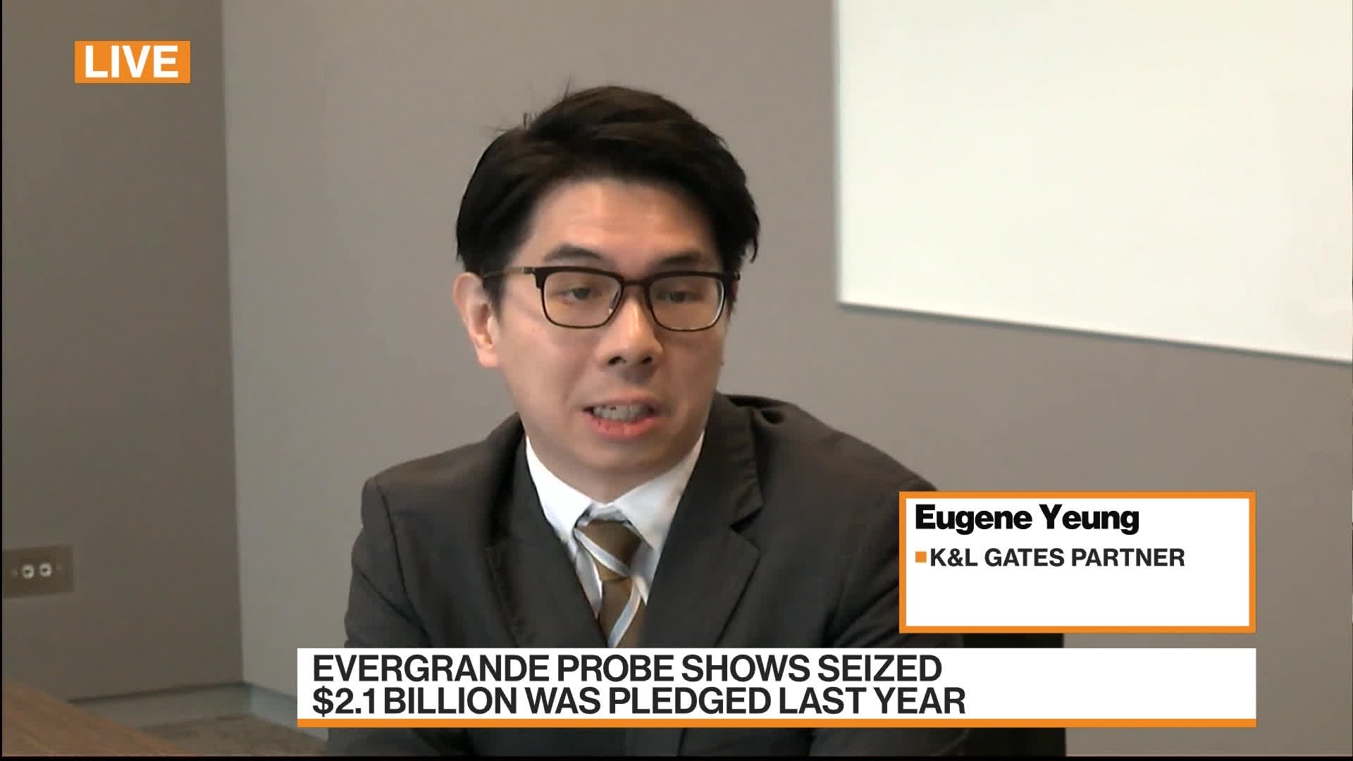 Watch K&L Gates Partner Eugene Yeung on Evergrande - Bloomberg