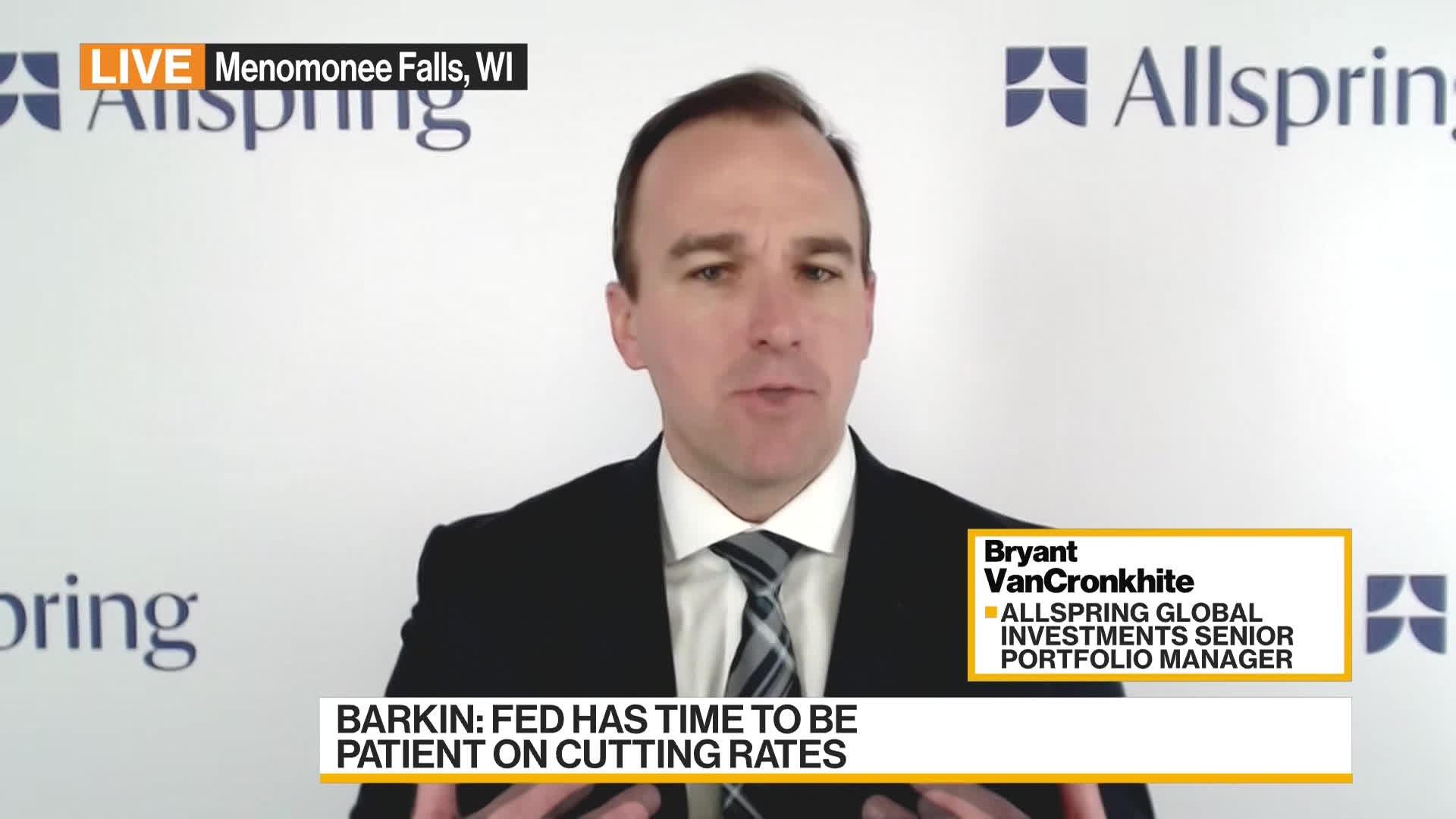 Watch Allspring's VanCronkhite on Global Markets - Bloomberg