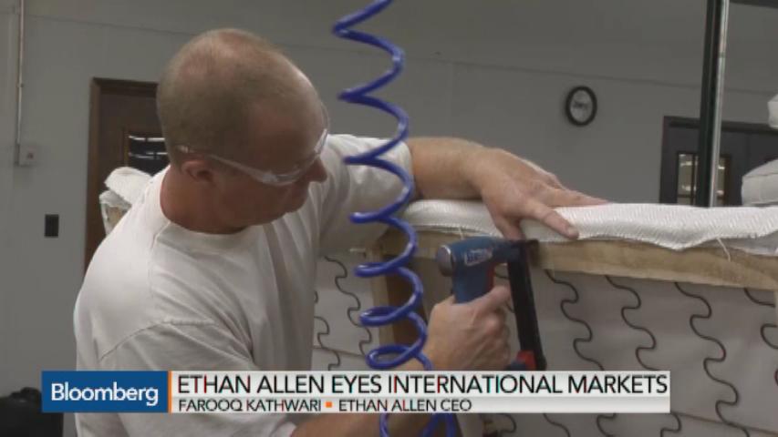 Watch Ethan Allen Brings Manufacturing Back to U.S.: CEO - Bloomberg