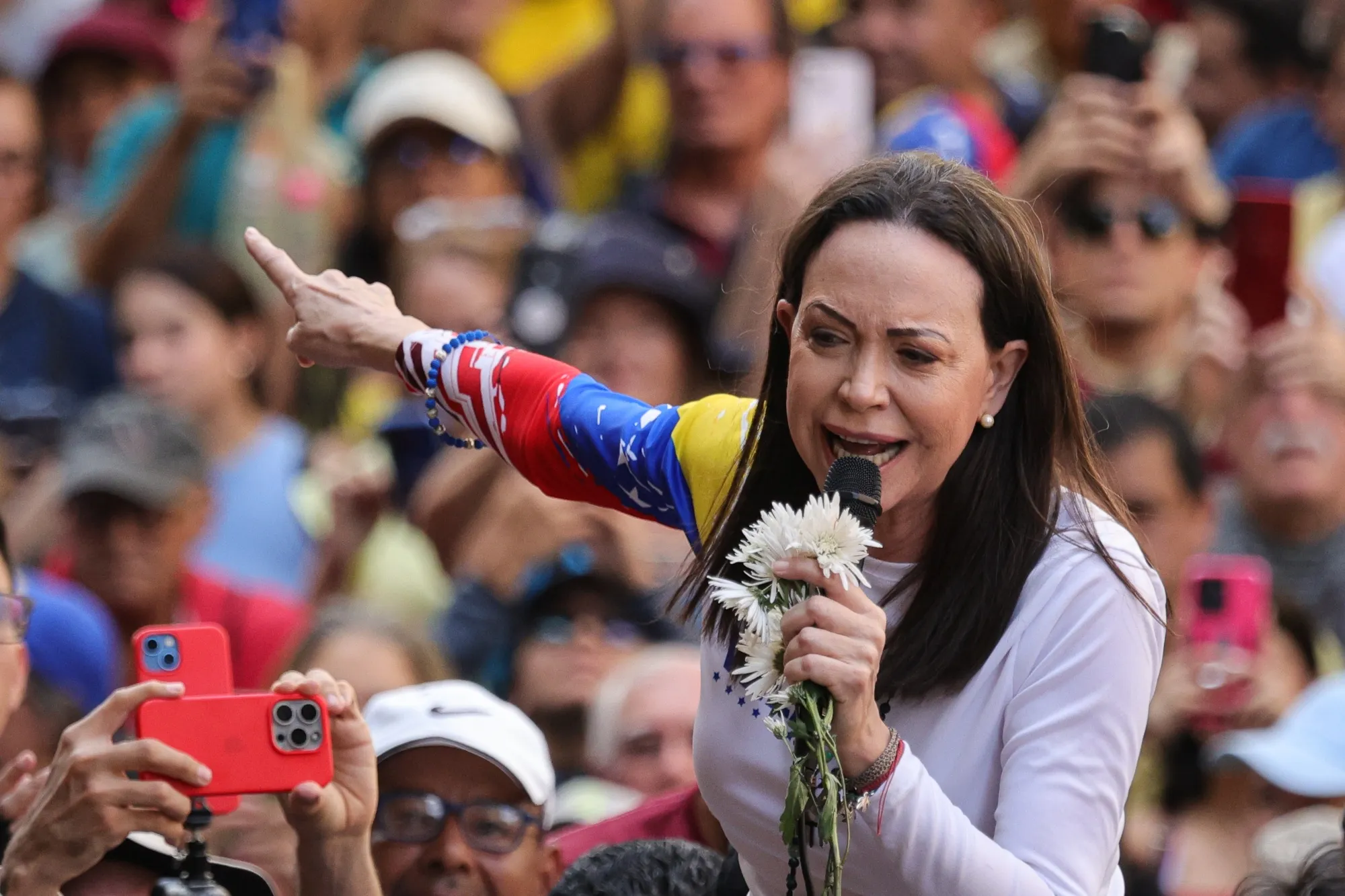 Venezuela Opposition Leader Machado Released After Arrest by Maduro ...