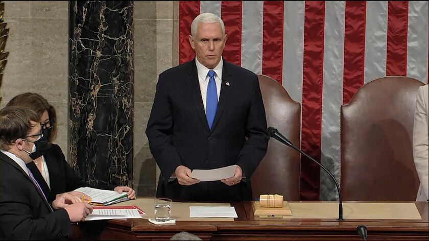 Pence Hits Breaking Point With Trump in Blessing Biden Win - Bloomberg