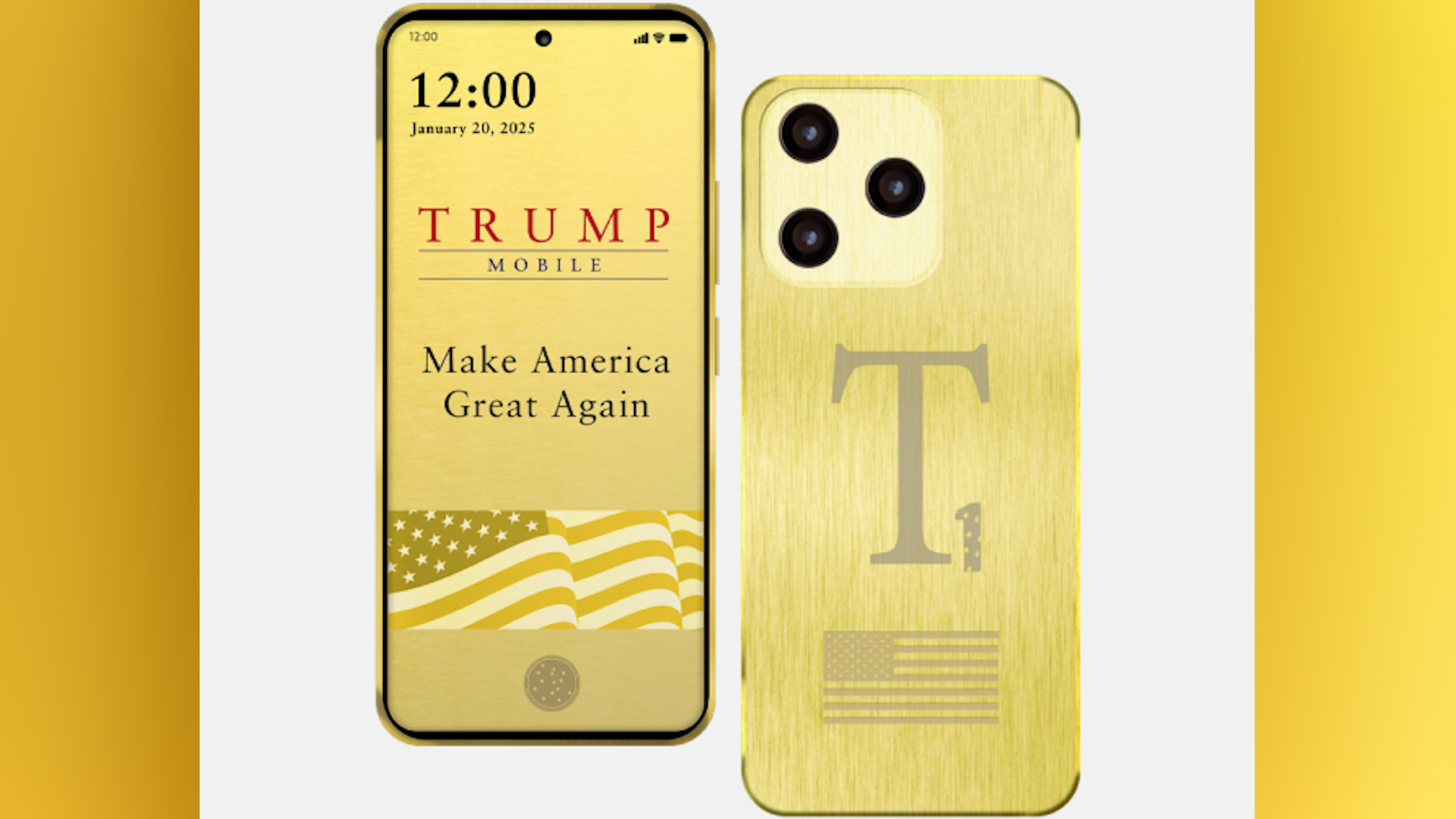 Watch Trump Enters Mobile Space With Self-Branded Gold Phone - Bloomberg