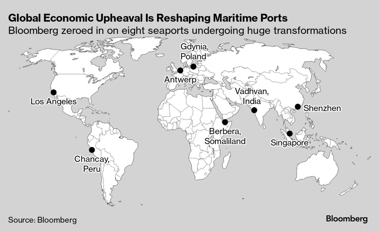 Container Ship Ports Are Frontline in Key Global Power Struggles