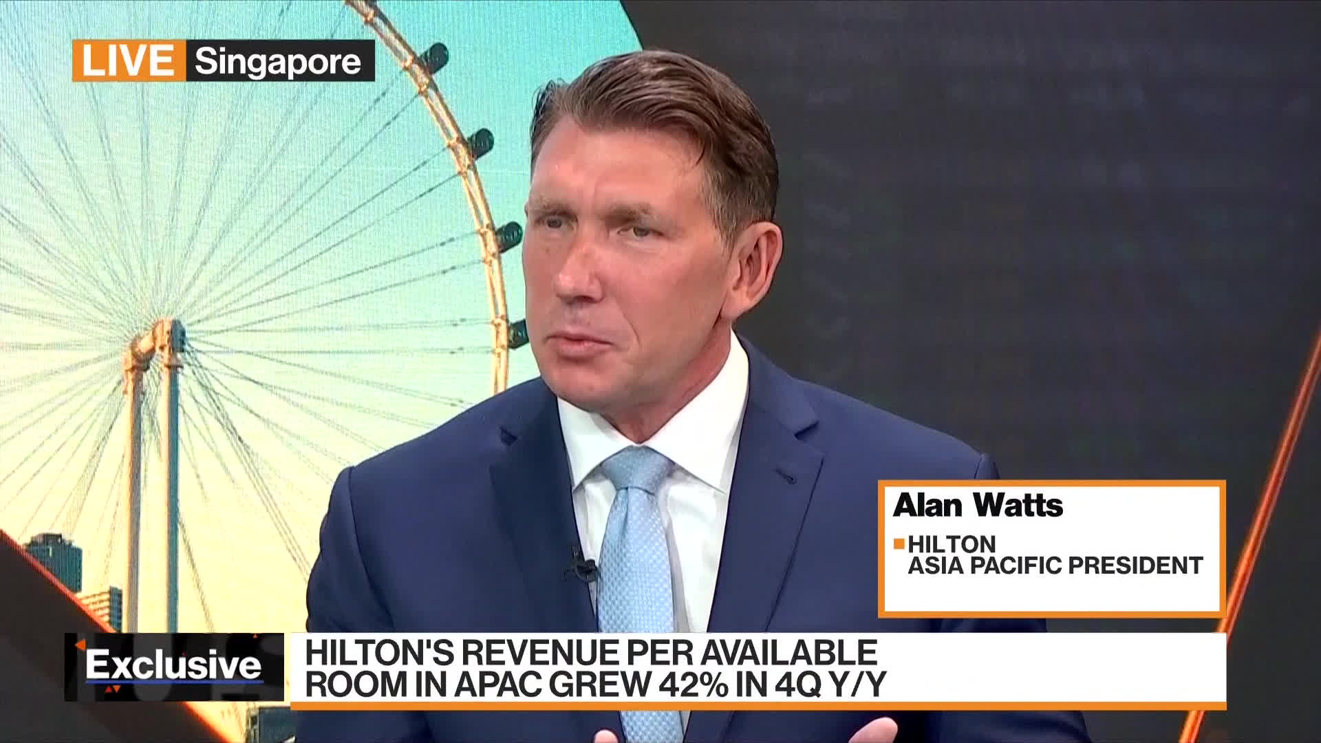 Watch Hilton's Watts On APAC Growth Strategy - Bloomberg