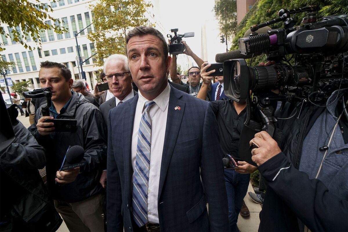 GOP Rep. Hunter Admits Misusing Campaign Money, Faces Prison - Bloomberg