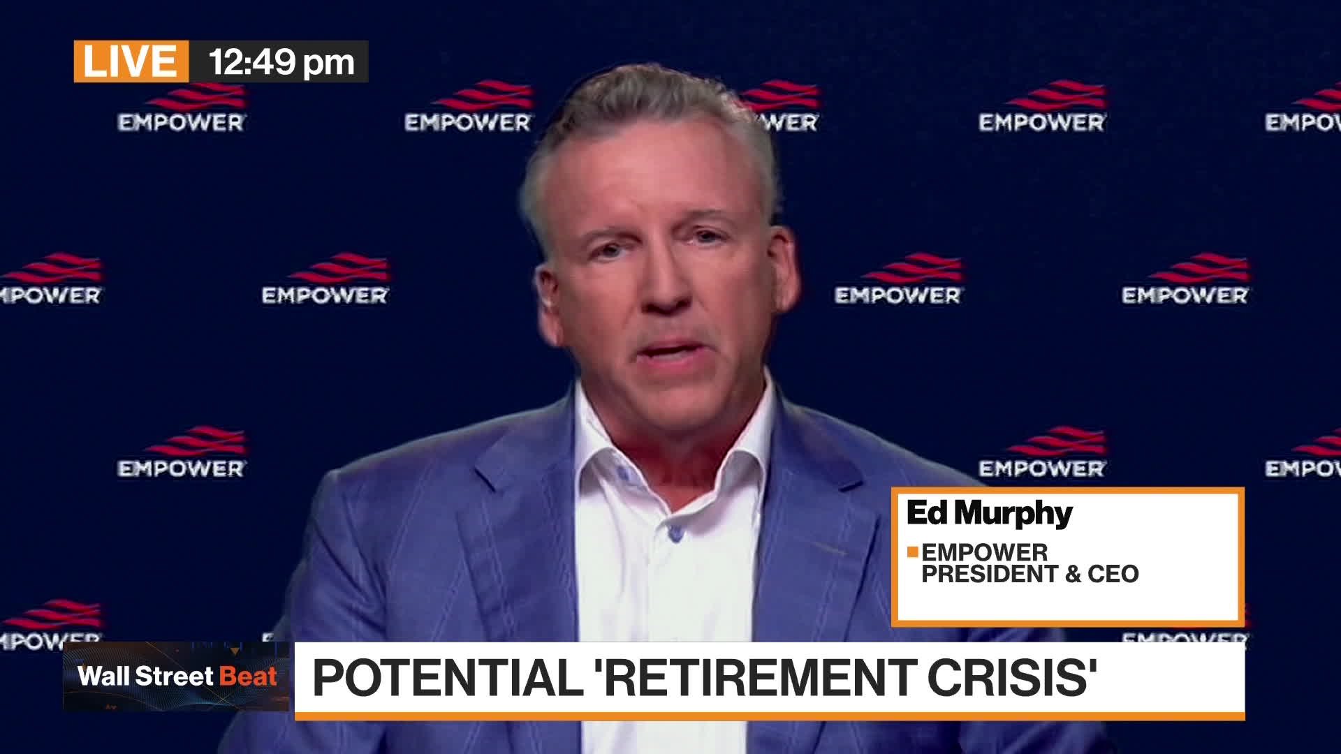 Watch Empower CEO Rejects Gloom Over Future of 401(k) Plans - Bloomberg