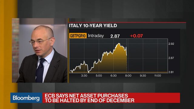 Euro Falls as ECB Signals Rates to Be Frozen Through Summer 2019 ...