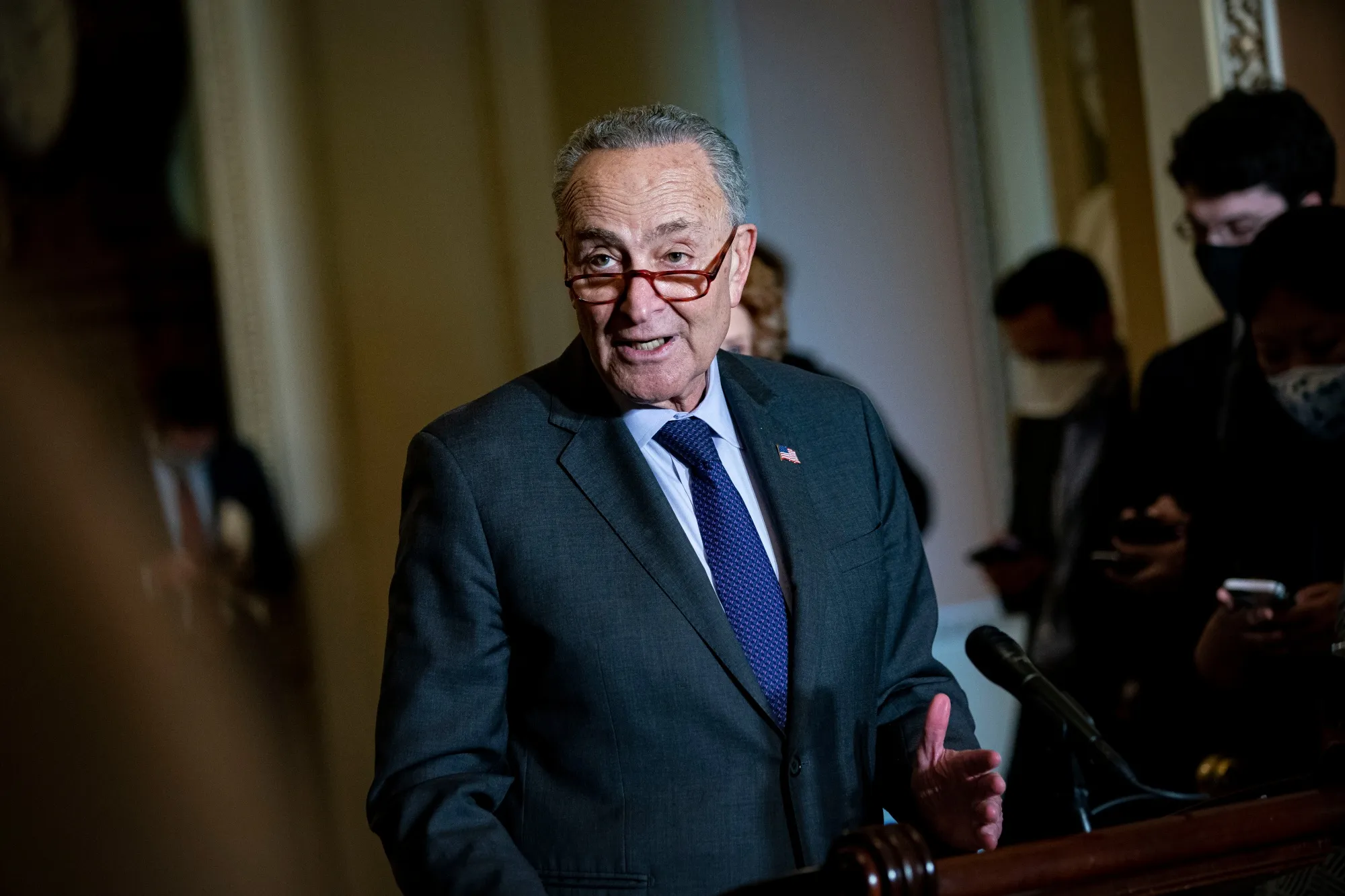 Schumer Moves Senate Closer to House Talks on China, Chips Bill - Bloomberg