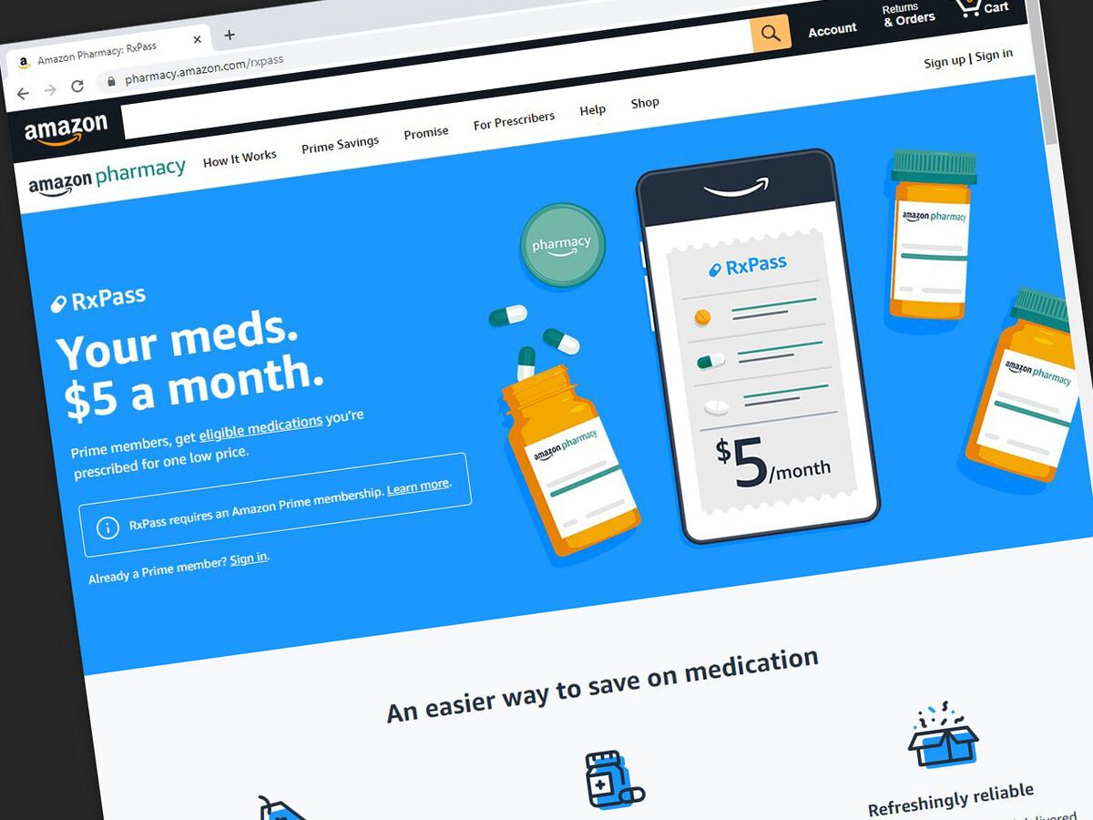 RxPass: Amazon Starts Generic Drug Subscription Service for Prime ...