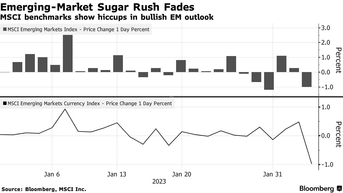 今年好スタート切った新興国市場、既に減速の恐れ－アダニ問題などで - Bloomberg