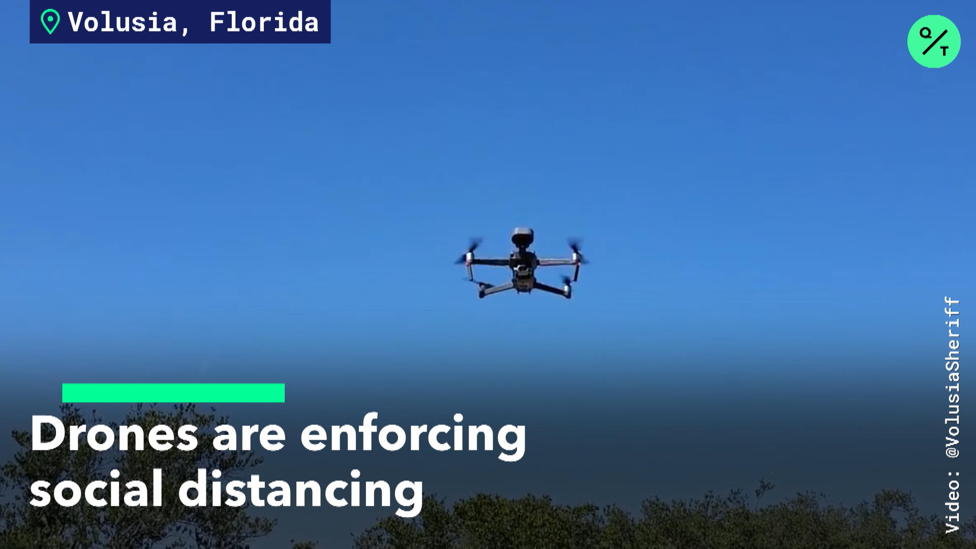 Watch Drones Used For Social Distancing - Bloomberg