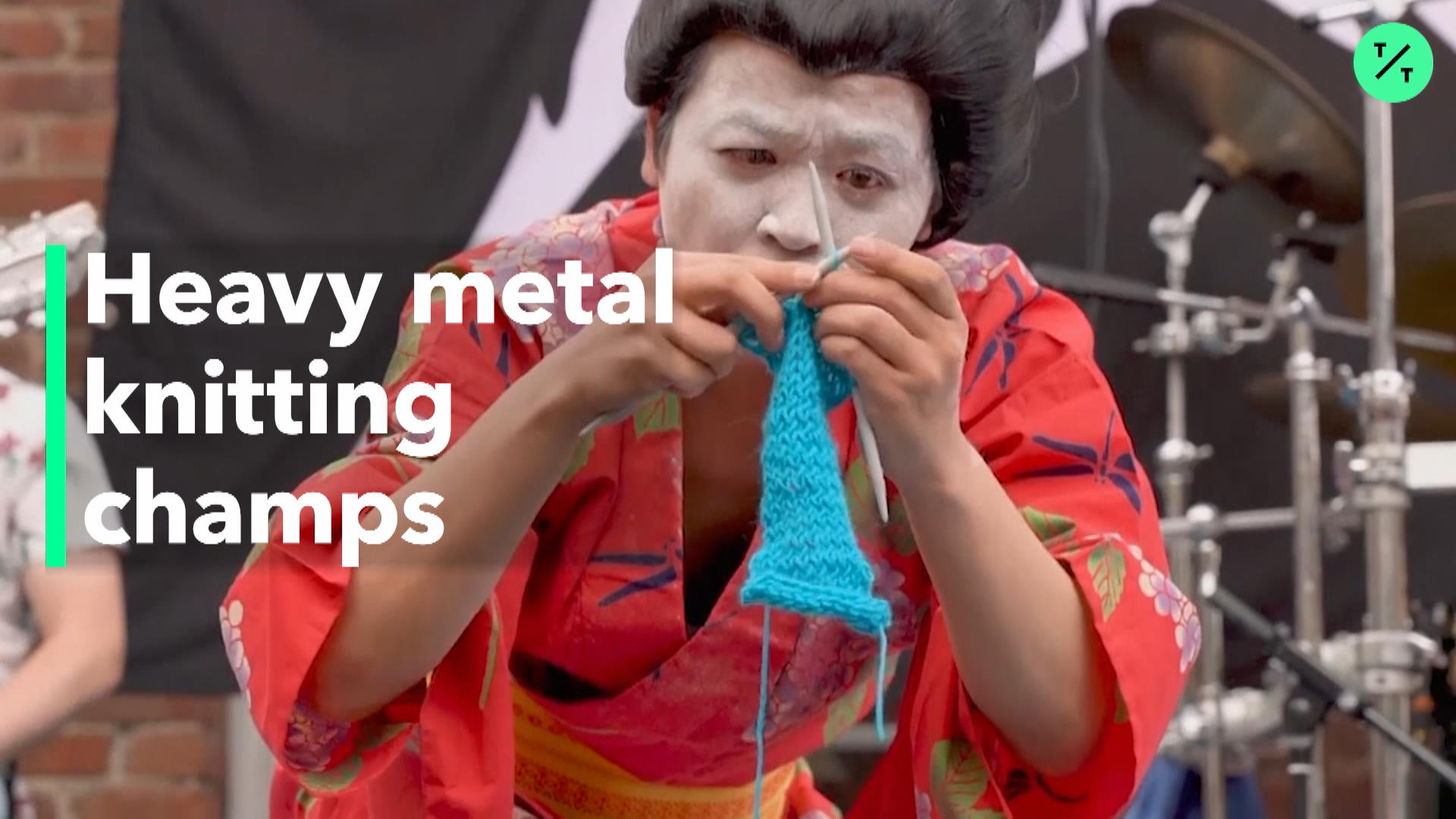 Watch Finland Has Heavy Metal Knitting Champs - Bloomberg