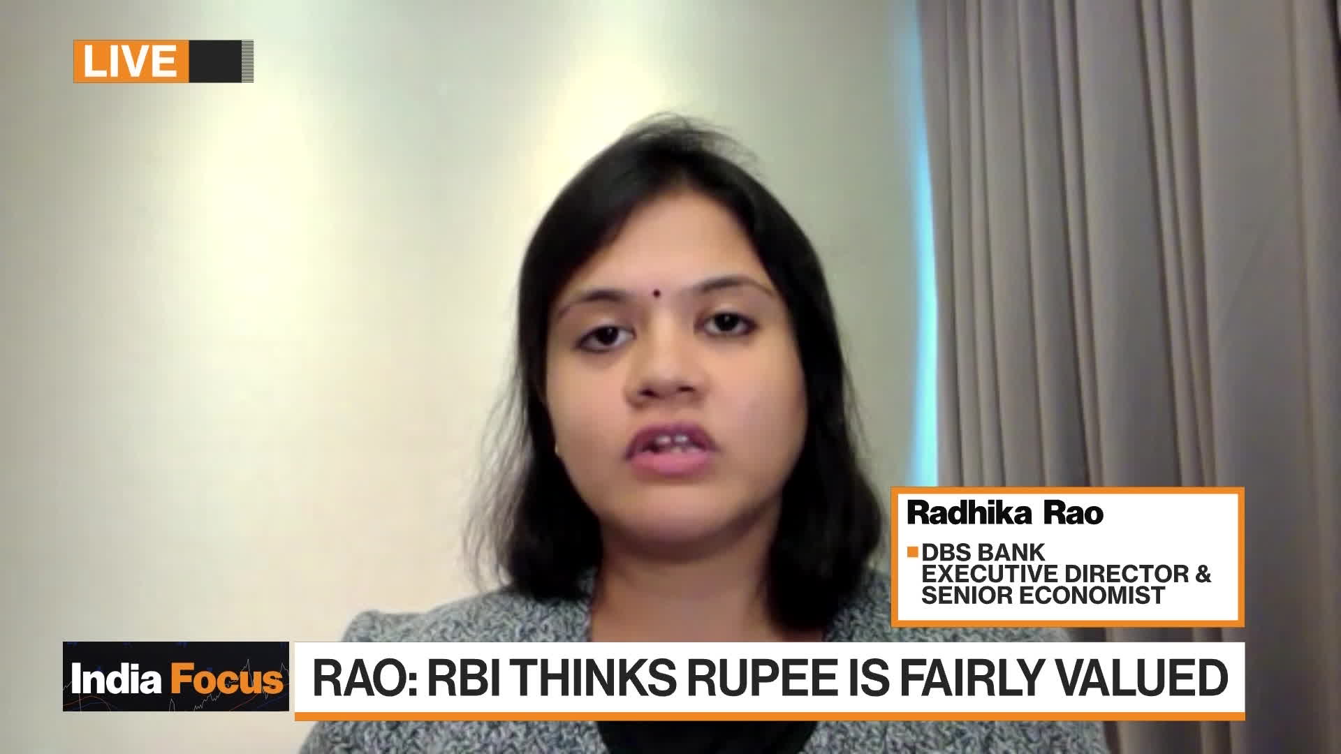 Watch DBS' Rao on Indian Economy - Bloomberg