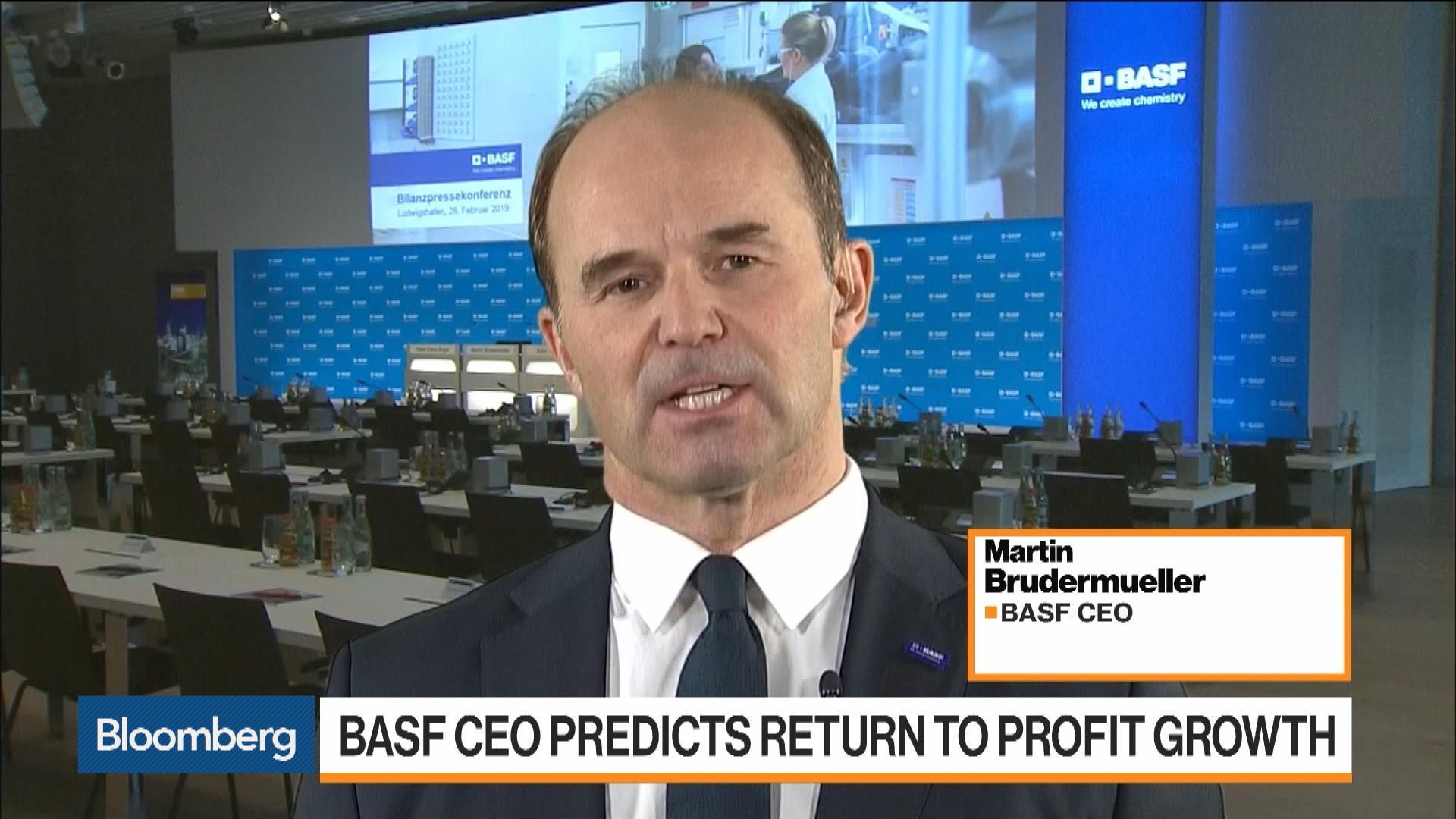 Watch BASF CEO on Return to Profit Growth, Trade, Business Structure ...
