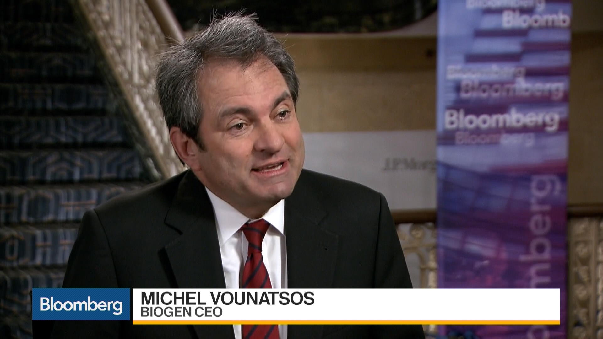 Watch Biogen CEO Vounatsos on Drug Pipeline, Pricing - Bloomberg
