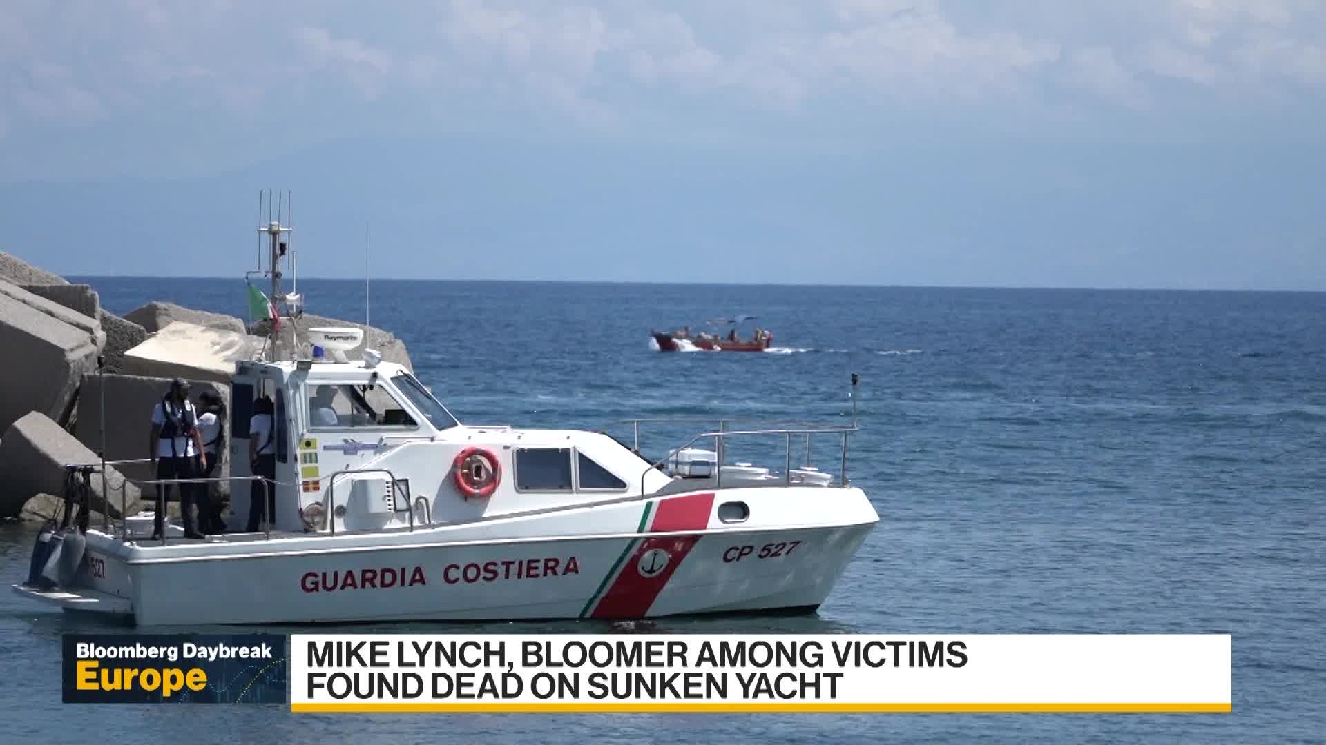 Watch Lynch, Bloomer Among Victims on Sunken Yacht - Bloomberg