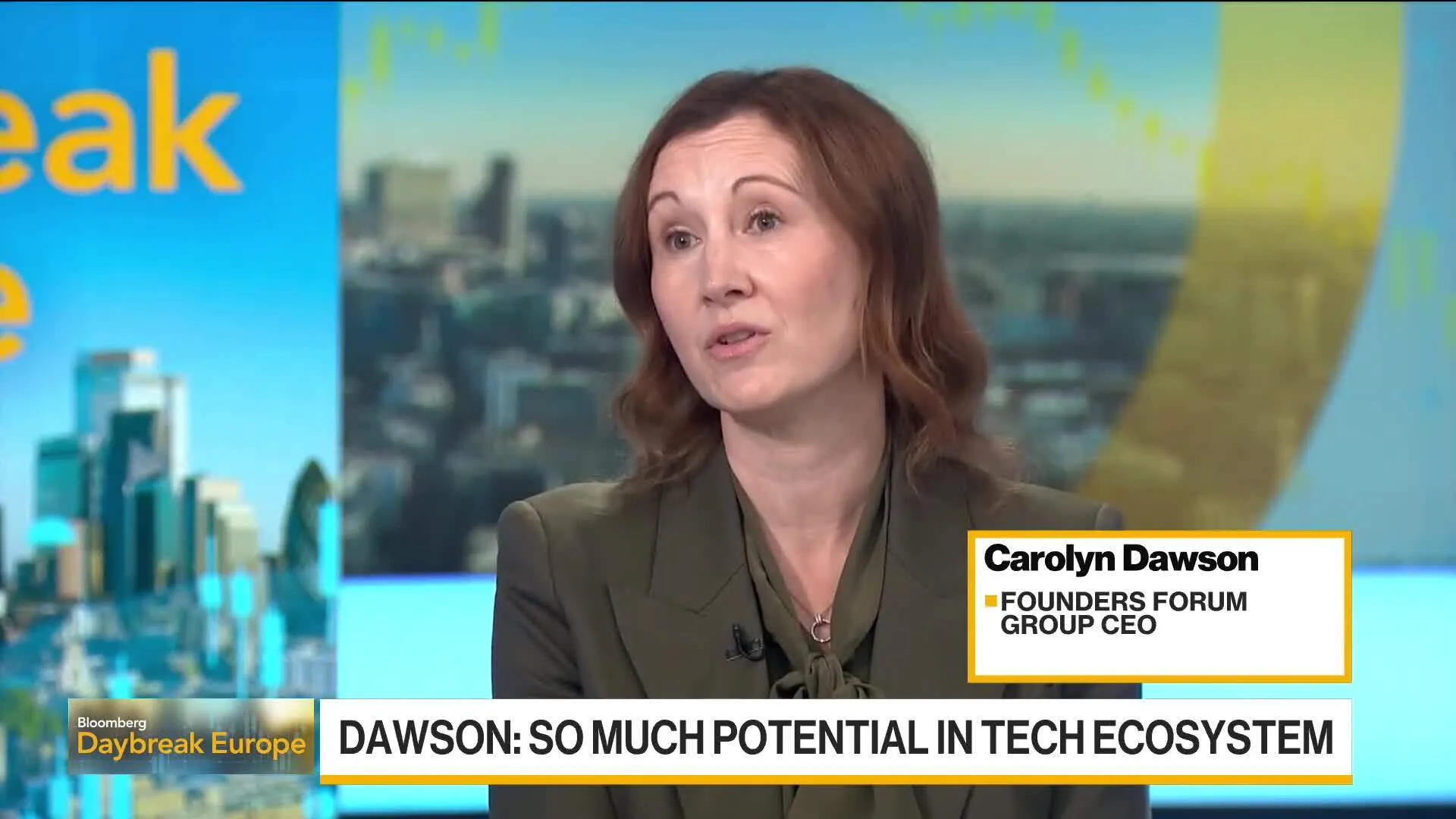 Watch Founders Forum Group CEO Dawson on Bloomberg TV - Bloomberg