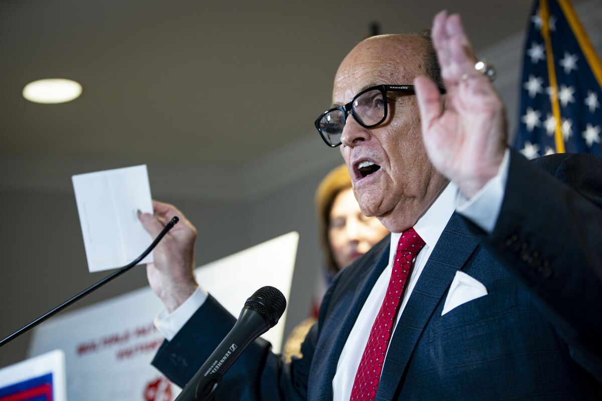Rudy Giuliani Sued By Dominion Voting Systems For 1 3b Over Election