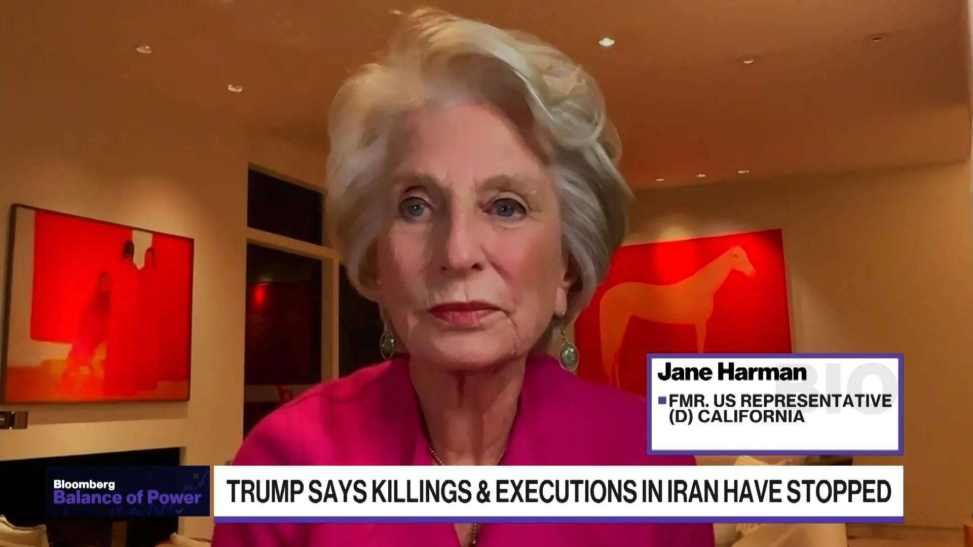 Watch Hugely Dangerous Moment in Geopolitics: Jane Harman - Bloomberg