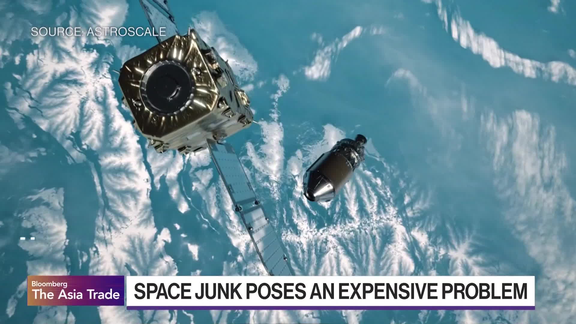 Watch Japan's Astroscale Aiming to Clean-up Space Junk - Bloomberg