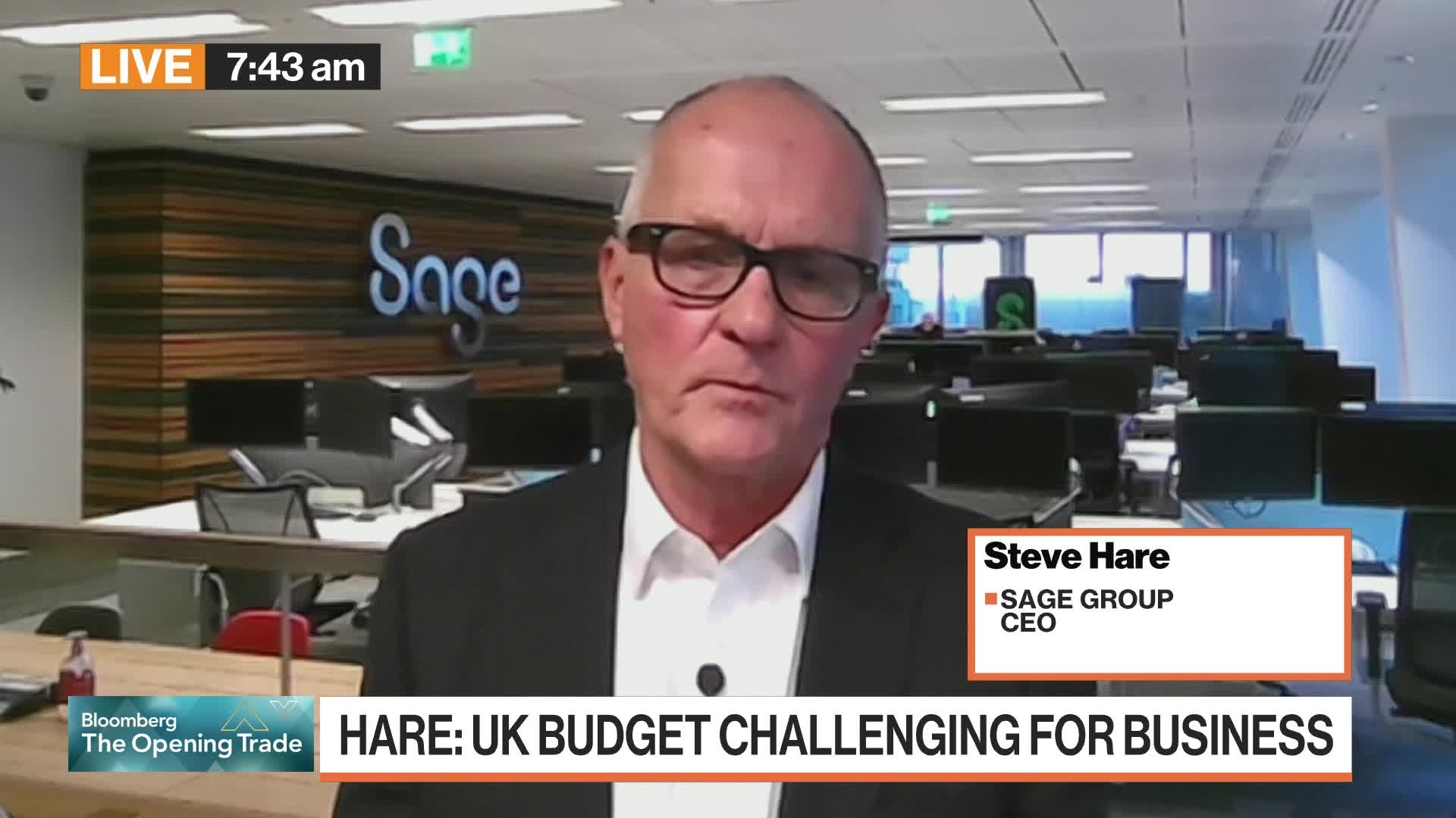Watch Uncertainty in Key Markets, Including US, says Sage CEO (Video ...