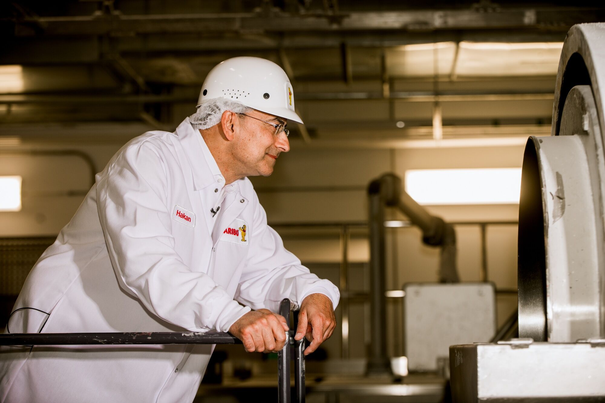 A Haribo Gummy Bears, Twin Snakes Candy Factory Tour