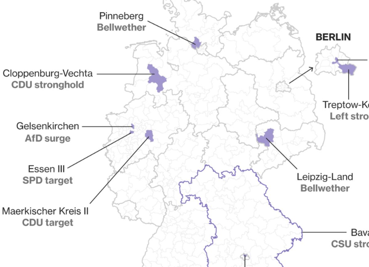 Here’s Where Germany’s Election Will Be Won Or Lost - Bloomberg