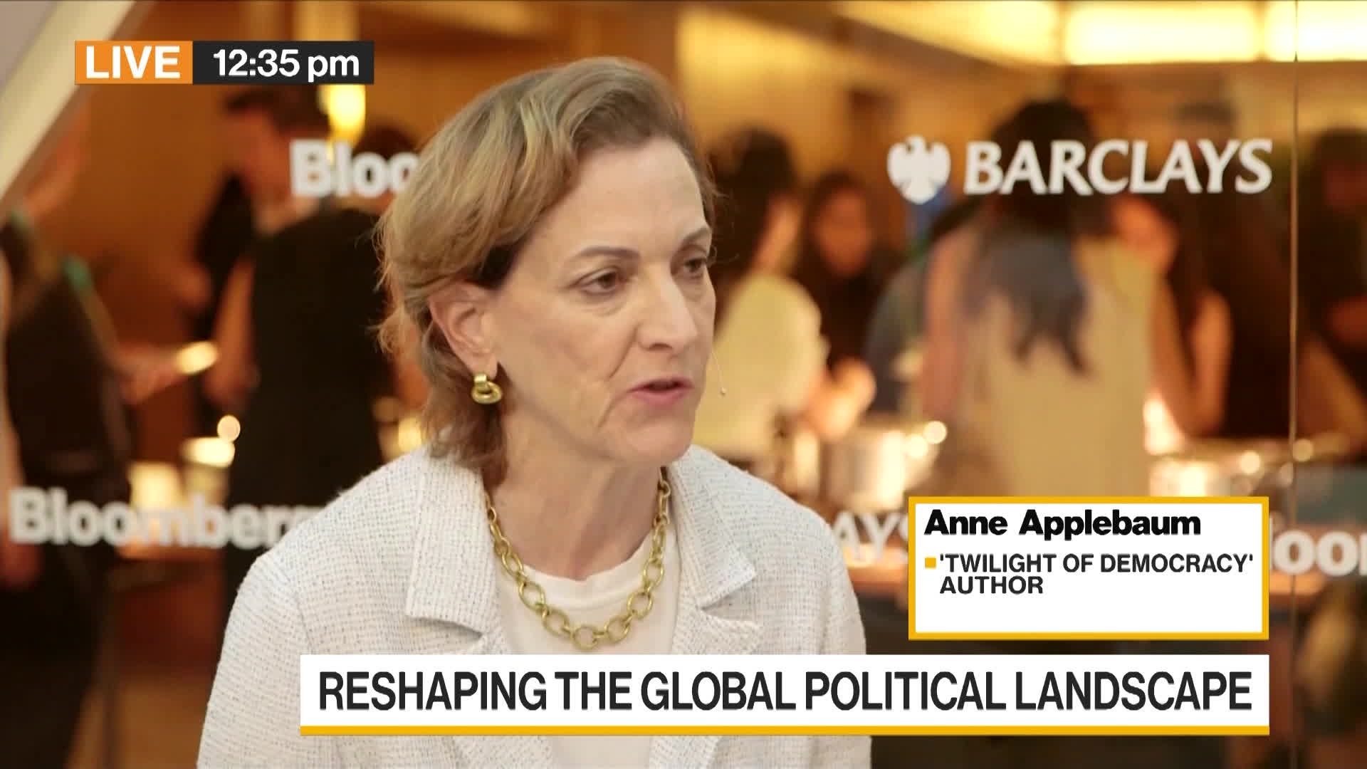 Watch Author Applebaum on Global Geopolitics - Bloomberg