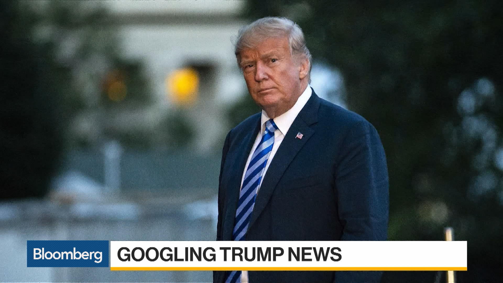 Watch Trump Says Google Rigged Search Results Against Him - Bloomberg