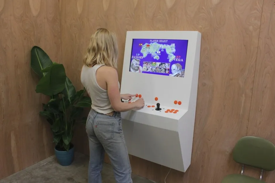 A Retro Video Game Console That Mounts on Your Wall Bloomberg