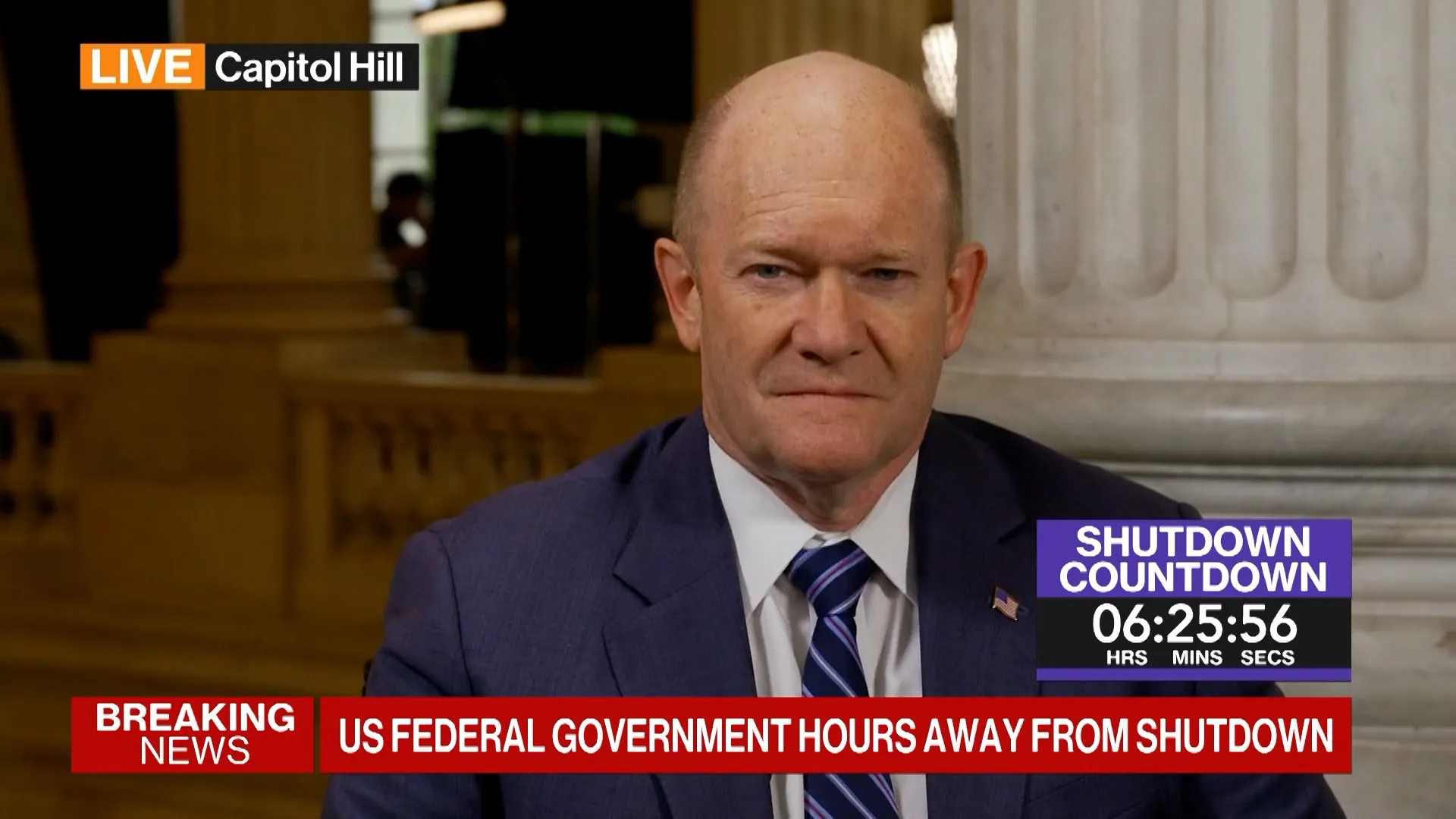Watch Dems Fighting For Healthcare: Sen. Chris Coons - Bloomberg