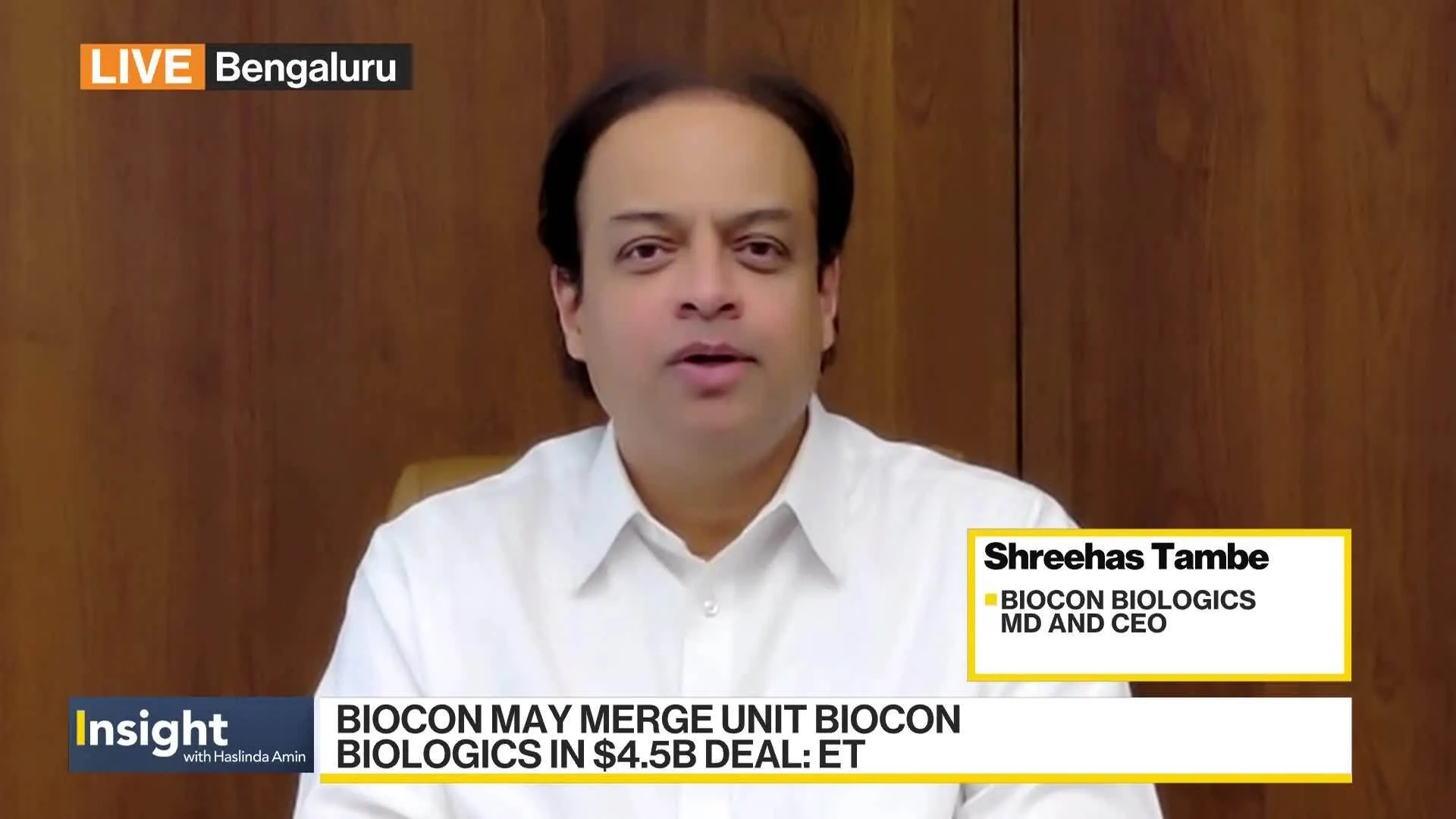 Watch Biocon Biologics CEO Discusses Merger and IPO Plans - Bloomberg