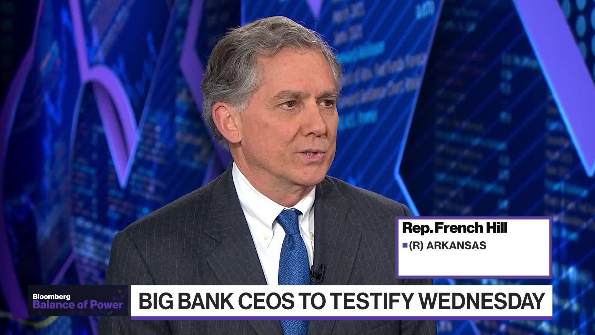 Watch Rep. Hill on Bank CEOs to Testify on Capitol Hill - Bloomberg