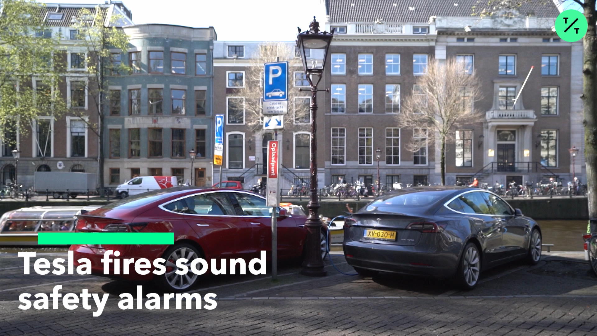 Watch Tesla Fires Sound Safety Alarms - Bloomberg