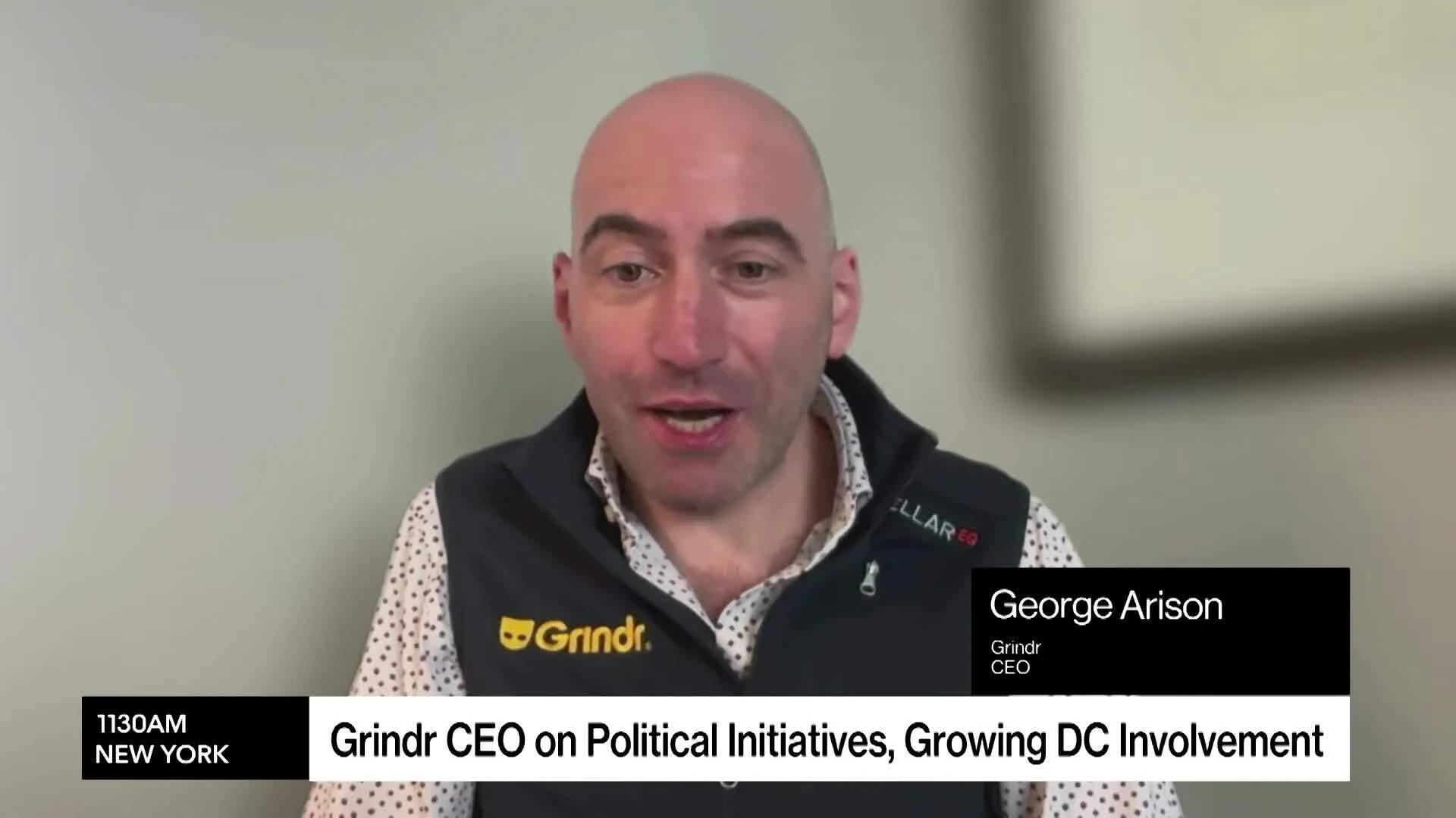 Watch Grindr CEO on Inaugural WHCD Party, Political Initiatives - Bloomberg