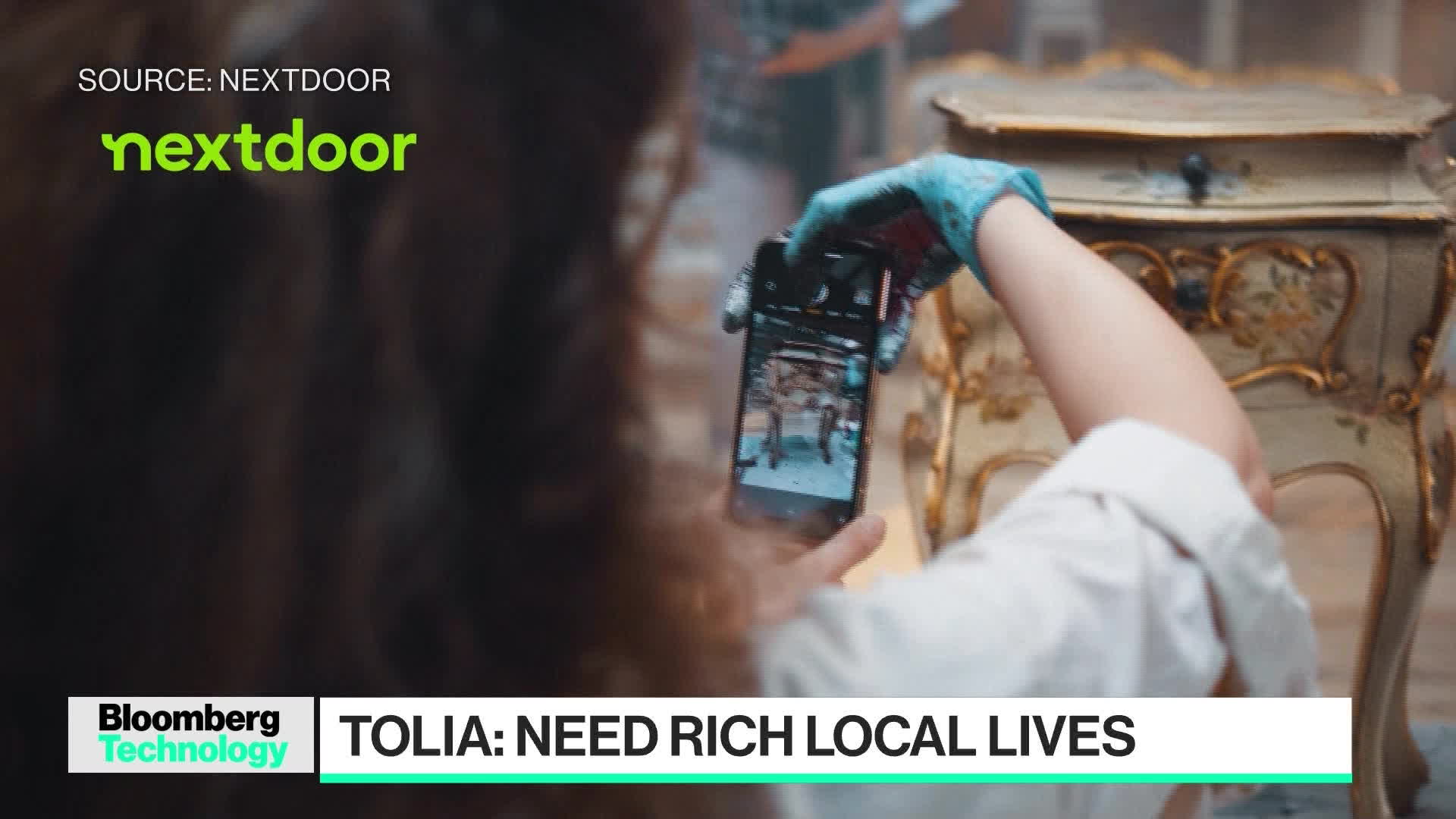 Watch Nextdoor CEO on Social Network's Complete Transformation - Bloomberg