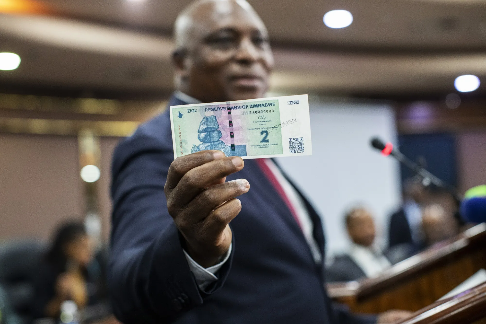 Zimbabwe’s ZiG Mirrors Gold’s Gain as Banks Struggle to Switch - Bloomberg